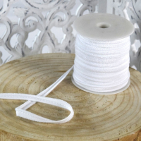 Elastisches Paspelband, weiss | Stoffe Hemmers
