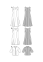 Schnittmuster Kleid & Jacke, Burda 6687 | Stoffe Hemmers