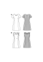 Schnittmuster Kleid, Burda 6627 | Stoffe Hemmers