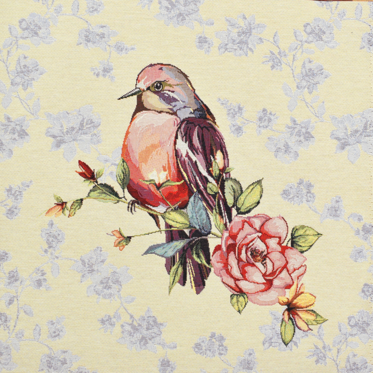 Decoratiestof Gobelin Little Bird paneel, 46 x 46 cm | Stoffen Hemmers