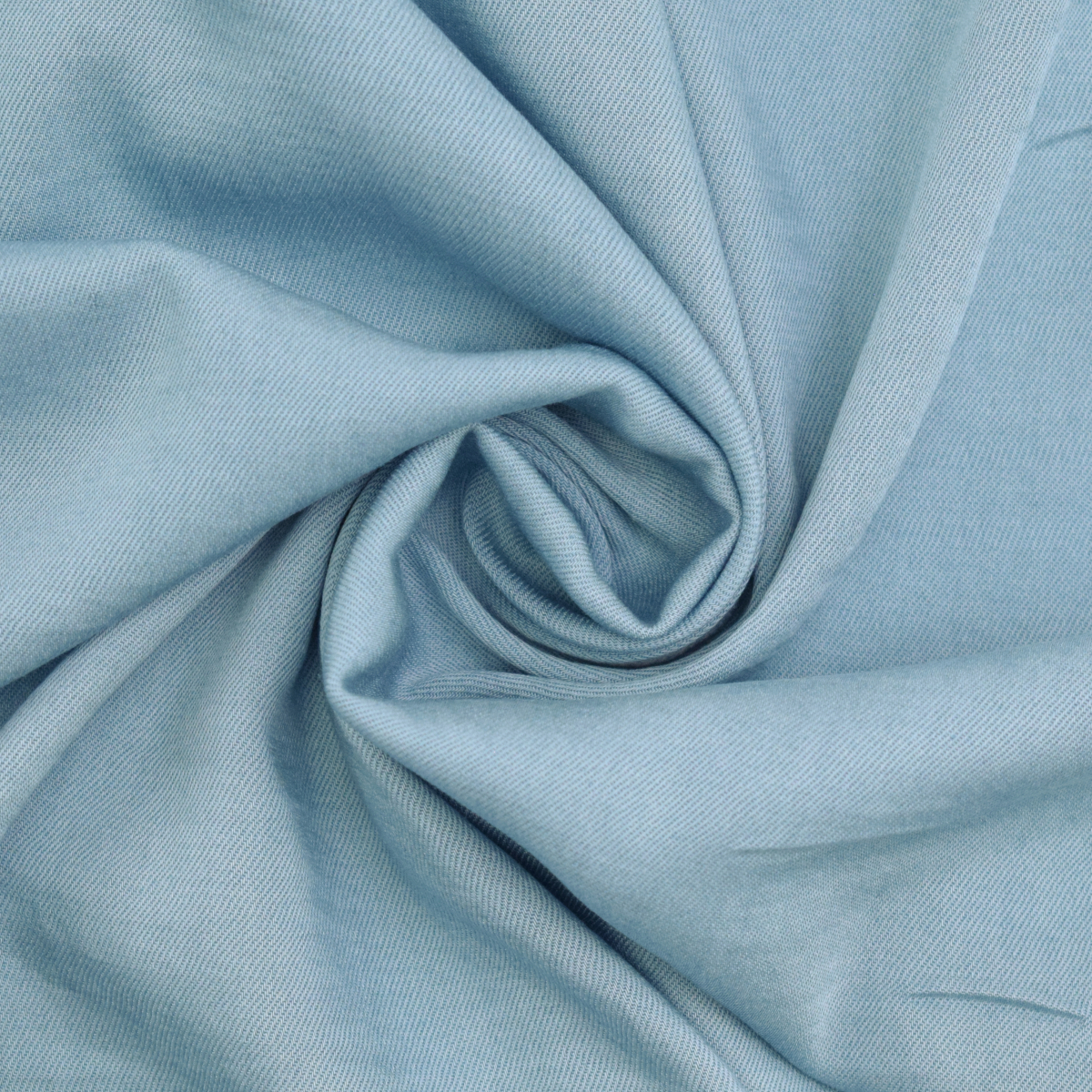 Lyocell Stretch Twill, mittelblau | Stoffe Hemmers