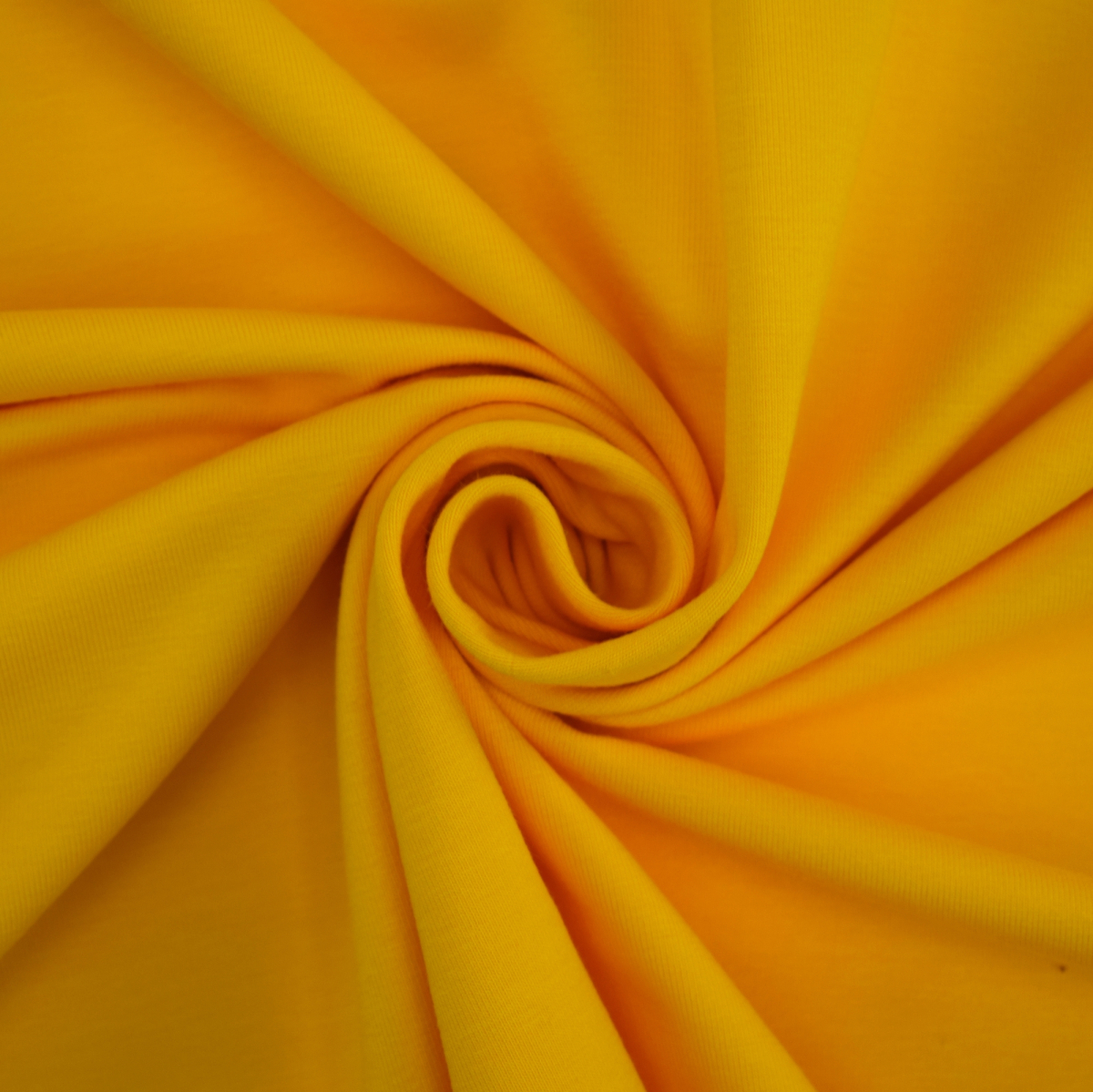Sample: Cotton jersey plain, yellow | Fabrics Hemmers