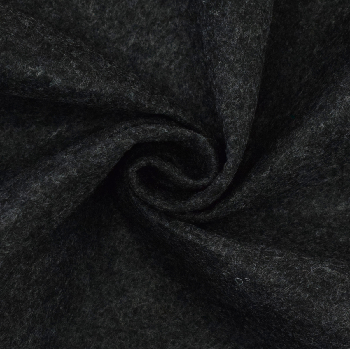 Muster: Filz, 1 mm, 90 cm breit, anthrazit | Stoffe Hemmers