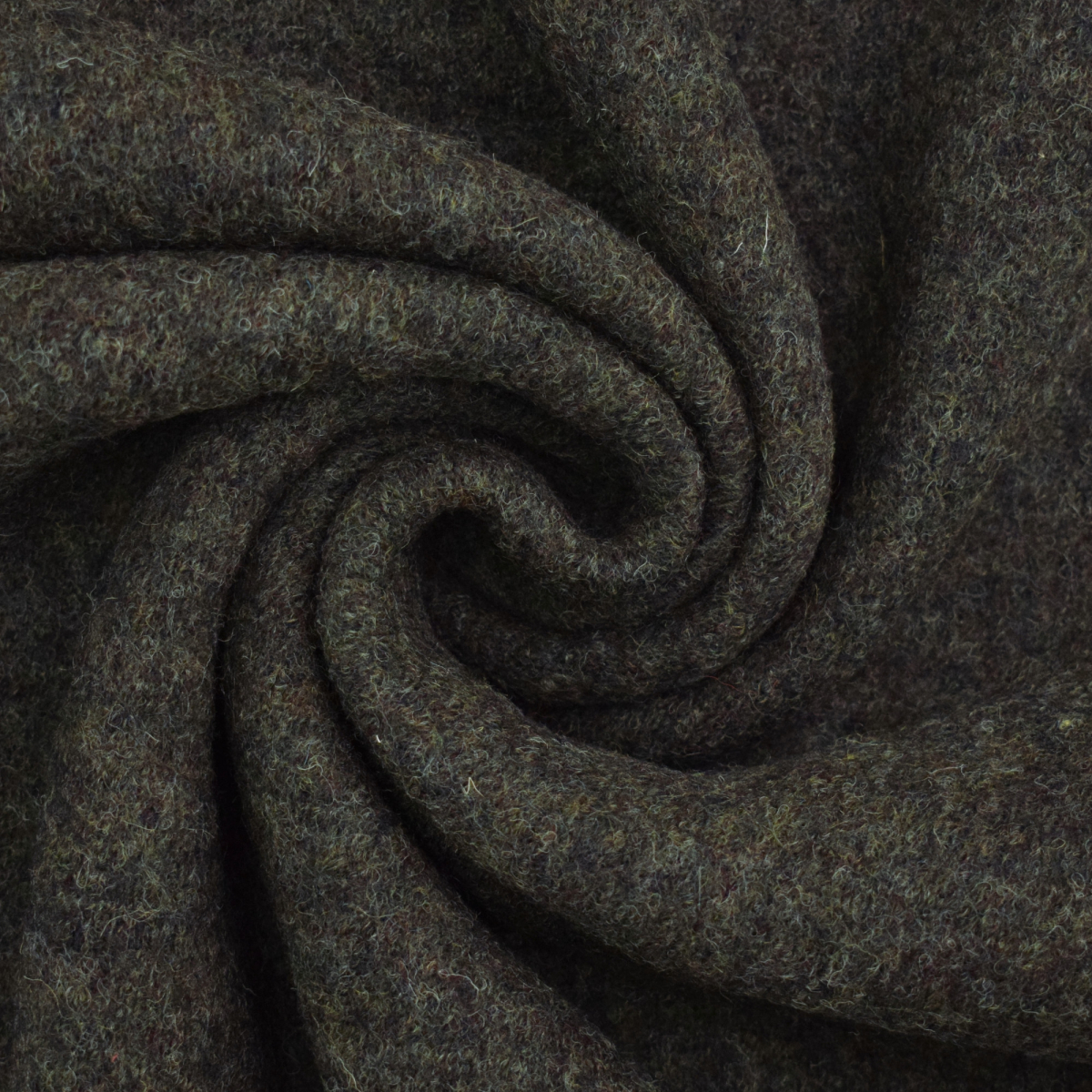 Sample: Fulled loden moss green | Fabrics Hemmers
