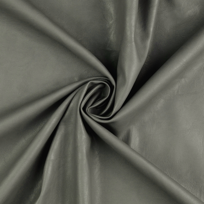 Leatherette plain, dark grey | Fabrics Hemmers