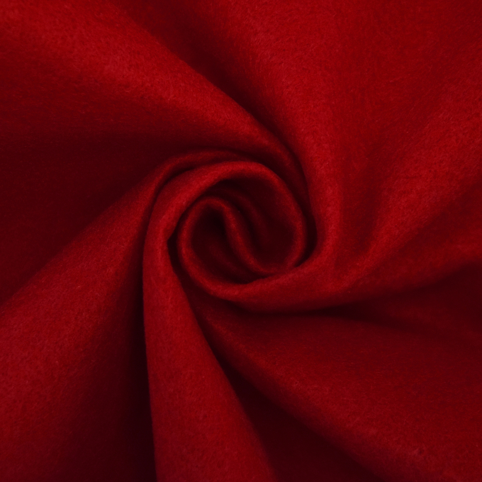 Échantillon:Tissu feutrine 2 mm, rouge | Tissus Hemmers