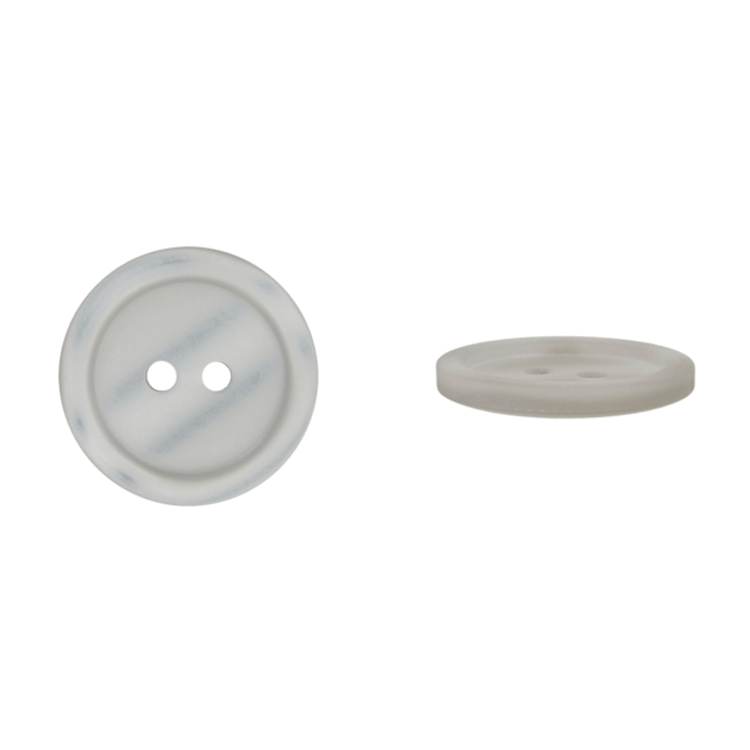 Bouton couture basic 20mm 2 trous, gris clair | Tissus Hemmers