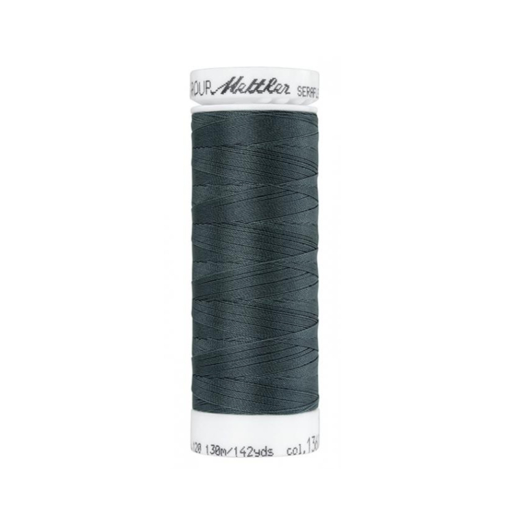 Amann Mettler Seraflex Elastic Thread 120, charcoal-grey | Fabrics Hemmers
