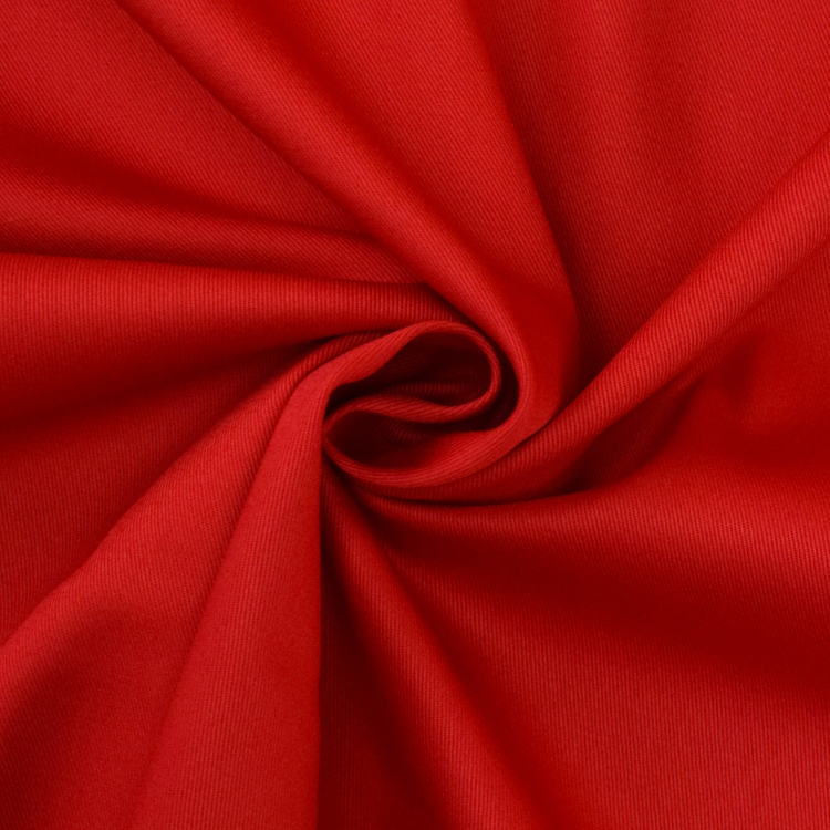 Baumwoll-Köper signalrot | Stoffe Hemmers