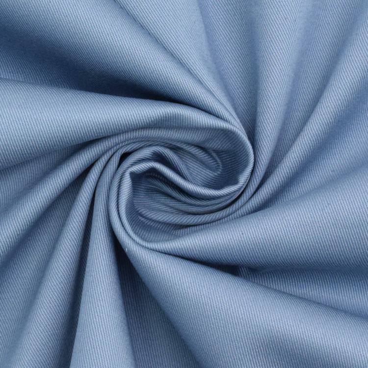 Cotton twill, powder blue | Fabrics Hemmers