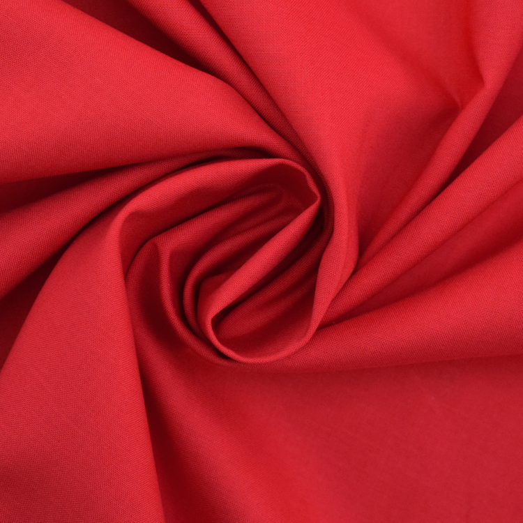 Cotton poplin dark red | Fabrics Hemmers