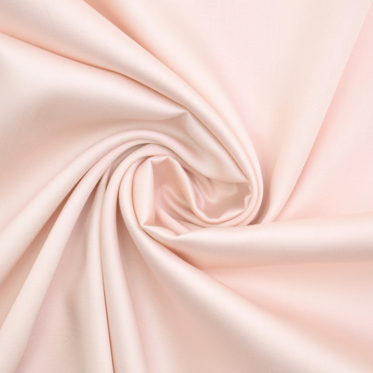 Katoen satijn uni, apricot | Stoffen Hemmers