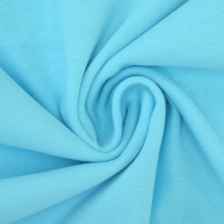 Cuff fabric smooth, light turquoise | Fabrics Hemmers