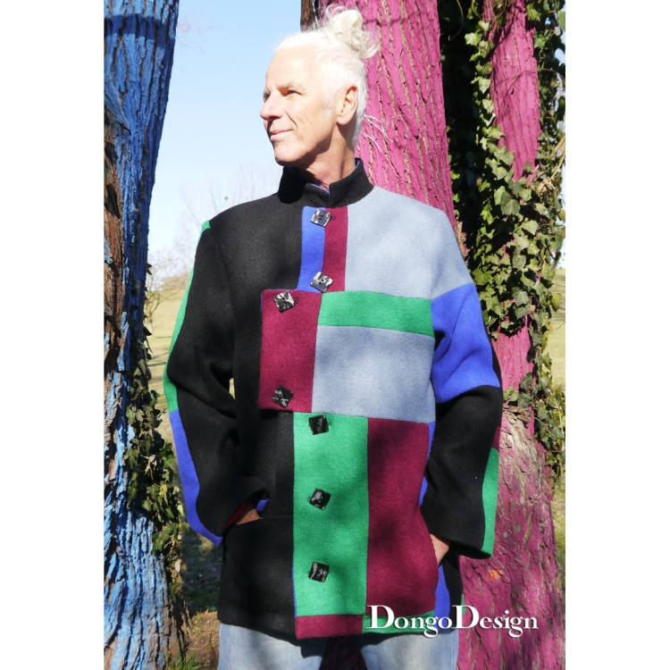 Patron veste homme pdf Piet DongoDesign, en allemand | Tissus Hemmers