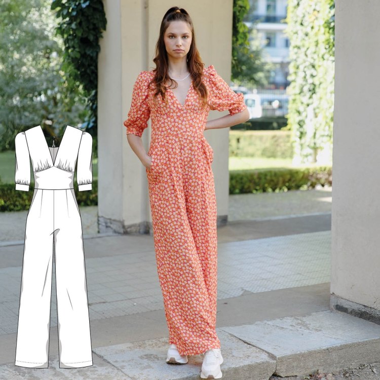 Patron combinaison femme pdf Jolene JULIANA MARTEJEVS, en français ...