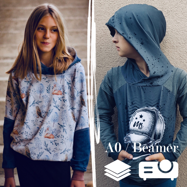 E-Book LovelySewDesign Lovely Hoodie Kids Beamer / A0-Version | Stoffe ...