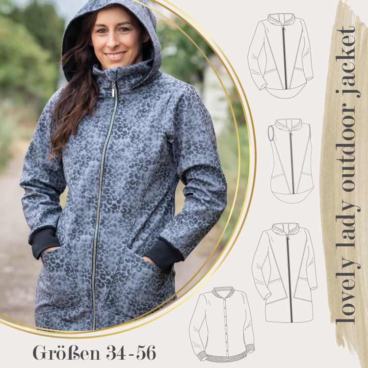 E-book LovelySewDesign Lovely Lady Outdoor Jacket Dames, Duits ...