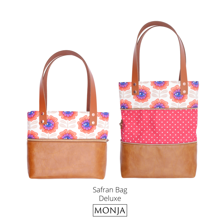 E-Book Monja Taschen Safran Bag Deluxe, german | Fabrics Hemmers