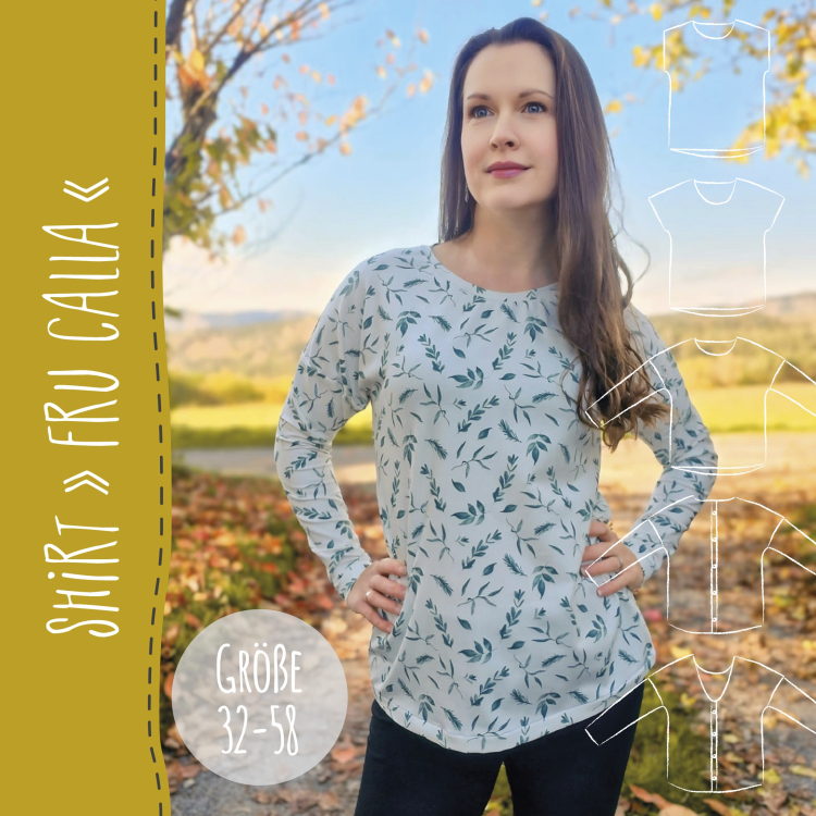 E-book Snygges Shirt Fru Calla, Duits | Stoffen Hemmers