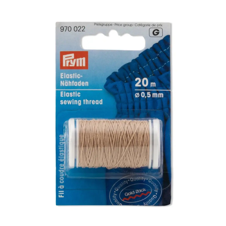 Elastic-Nähfaden sand | Stoffe Hemmers