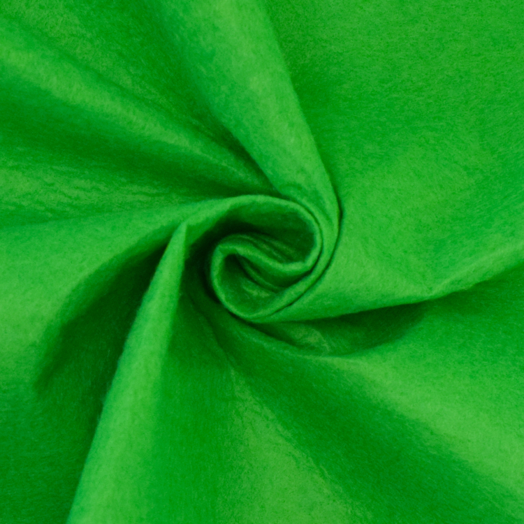 Felt 1 mm, 90 cm wide, green | Fabrics Hemmers