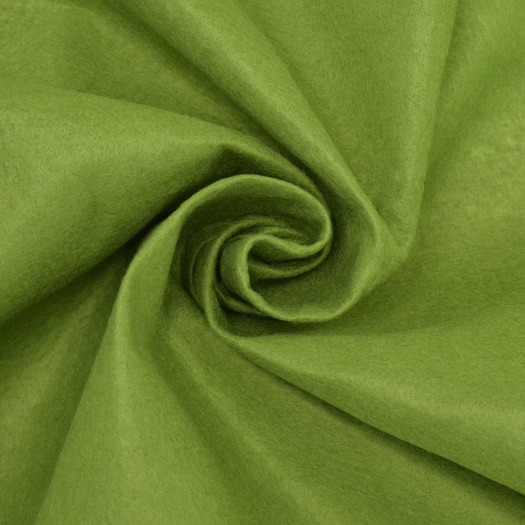 Filz, 1 mm, 90 cm breit, mittelgrün | Stoffe Hemmers