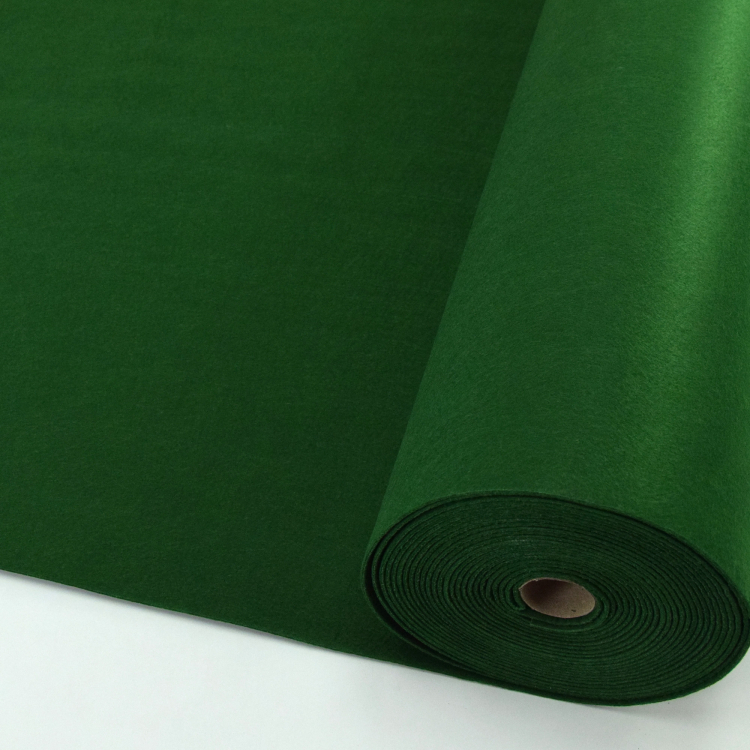 Felt 3 mm, 90 cm wide, dark green | Fabrics Hemmers
