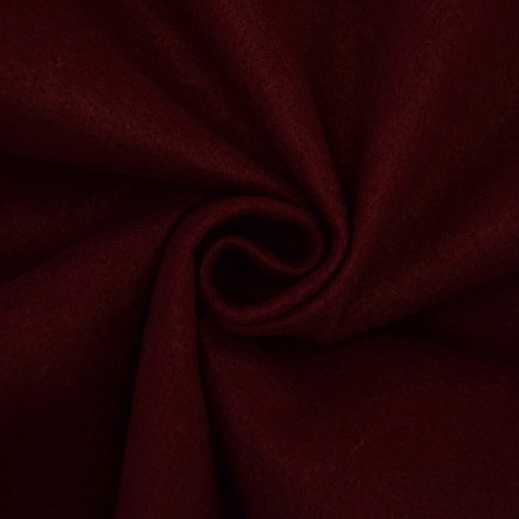 Felt claret-red | Fabrics Hemmers