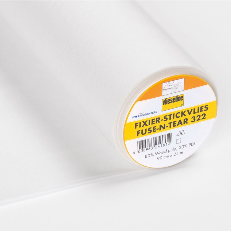 Fix Fleece to stitch 322 white | Fabrics Hemmers