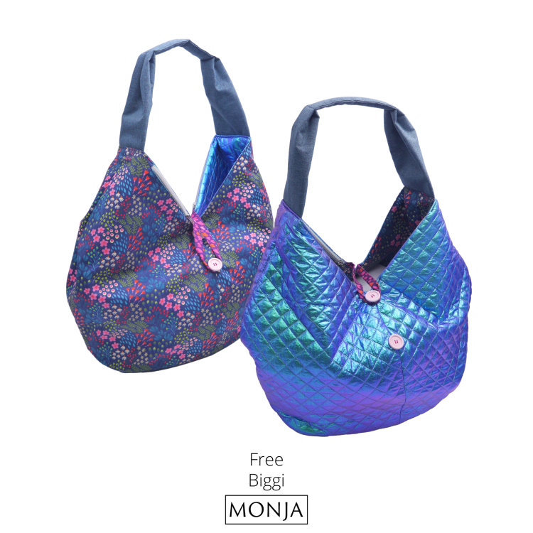 Freebook Monja Taschen Biggi, german | Fabrics Hemmers