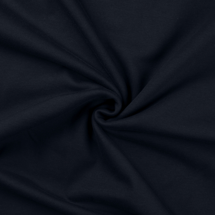 French terry roughened, navy blue | Fabrics Hemmers