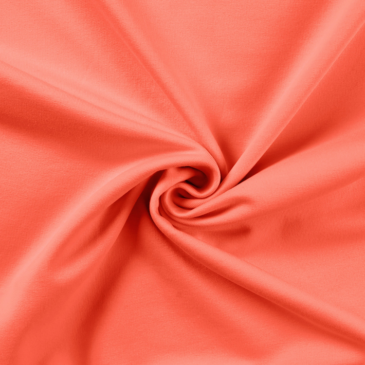 Tissu french terry, corail | Tissus Hemmers