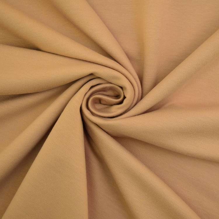 Tissu french terry, sable | Tissus Hemmers
