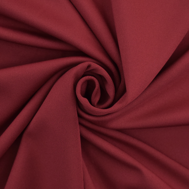 Functionele jersey Uni, donkerrood | Stoffen Hemmers