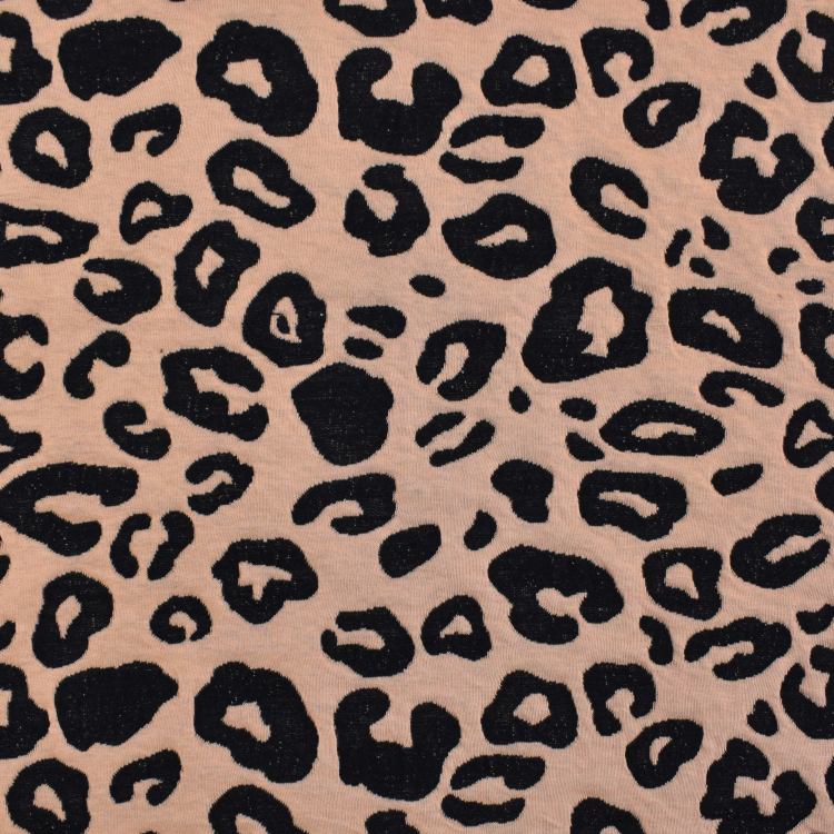 Jacquard quilted Albstoffe Hamburger Liebe Leo Stepper, light brown ...