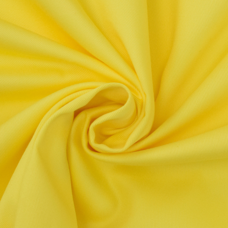 Sample: Cotton Twill yellow | Fabrics Hemmers