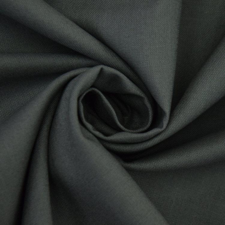 Muster: Baumwollfahnentuch dunkelgrau | Stoffe Hemmers