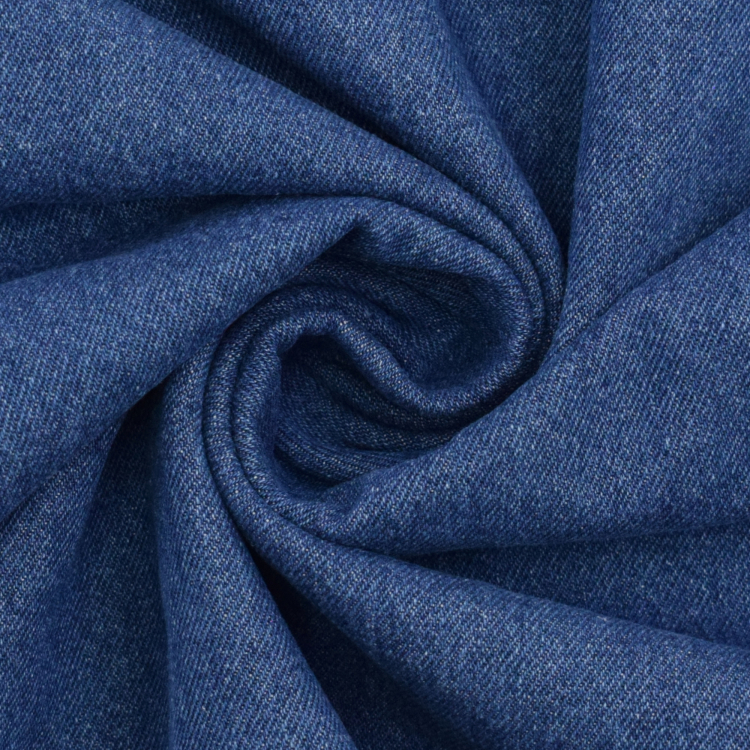 Sample: Denim Pants Fabric blue | Fabrics Hemmers