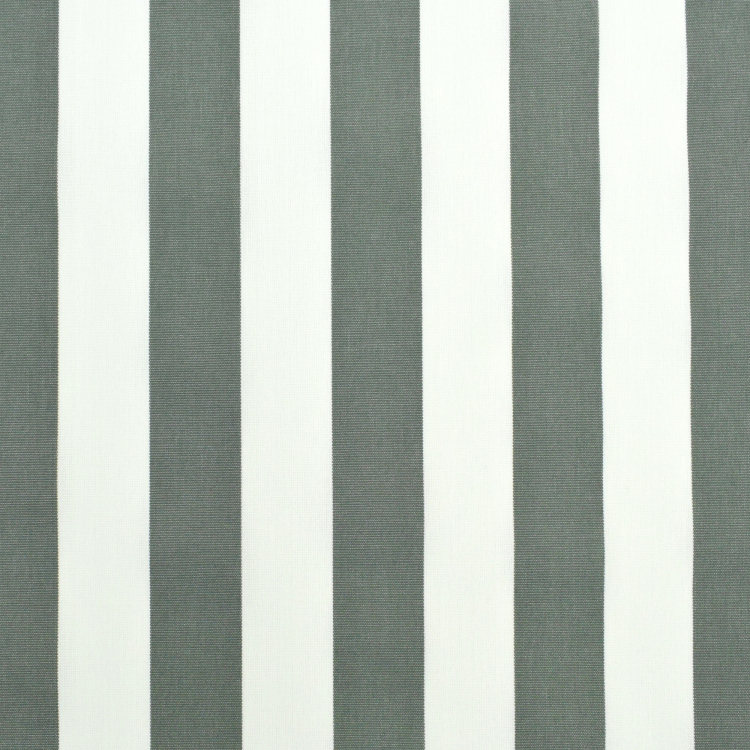Muster: Markisen Outdoorstoff dunkelgrau, weiss 160 cm | Stoffe Hemmers