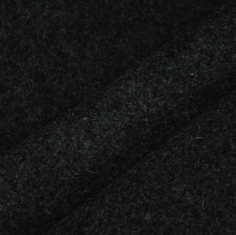 Muster: Wollfilz Meterware 4 mm dunkelgrau | Stoffe Hemmers