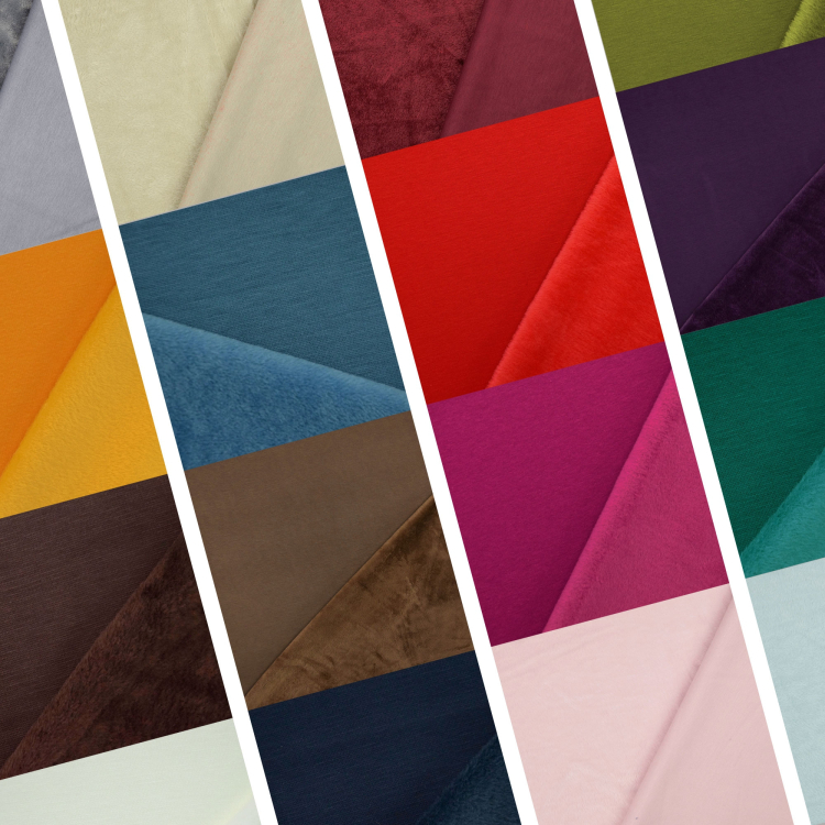 Musterkarte Alpenfleece | Stoffe Hemmers