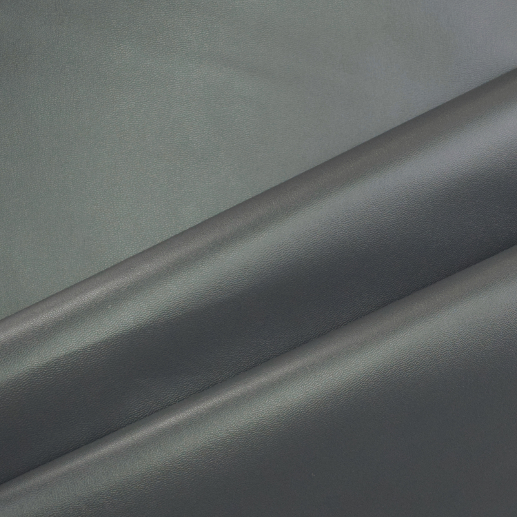 Tissu simili cuir synthétique Nappa, gris | Tissus Hemmers