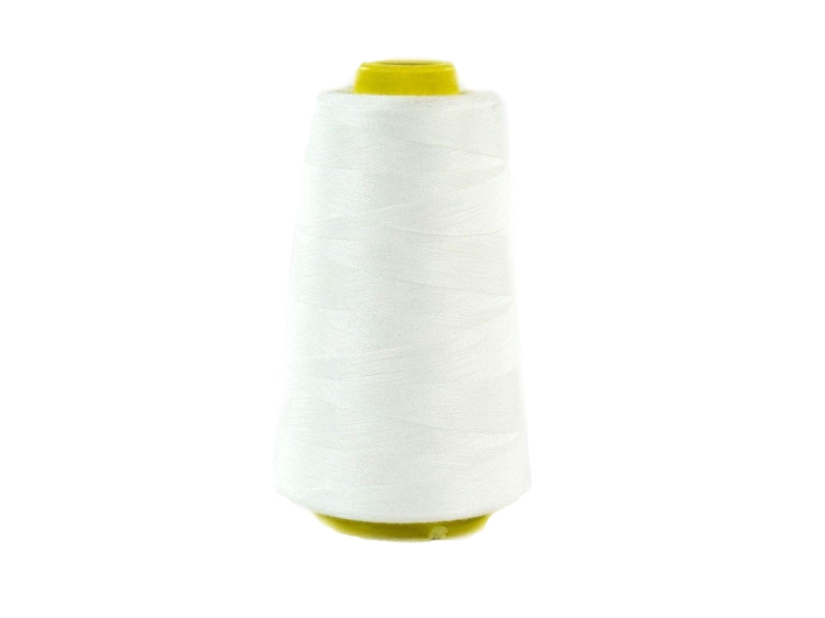 Overlock yarn 120, 2740 m, off-white | Fabrics Hemmers