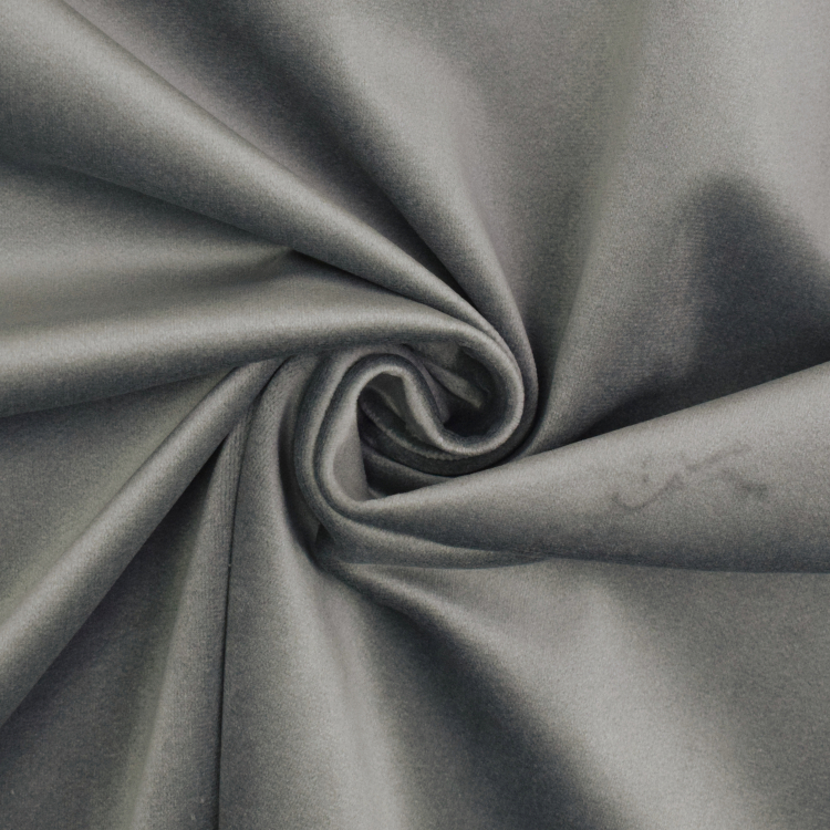 Meubelstof Velours Bluvel, grijs | Stoffen Hemmers