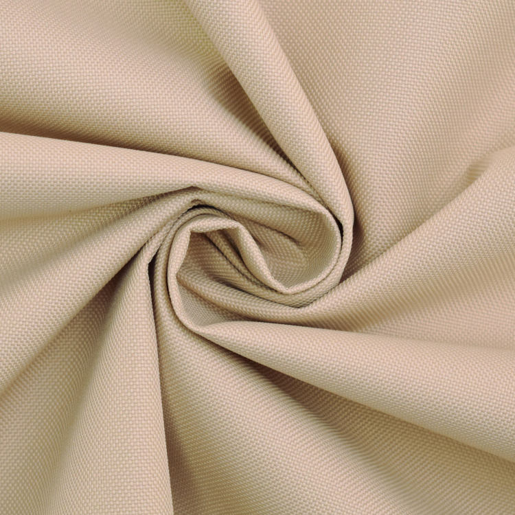 Polyester Outdoorstoff uni beige | Stoffe Hemmers