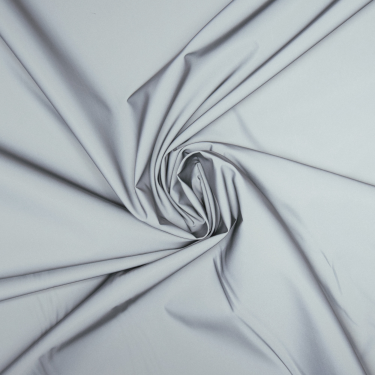 Rain coat fabric reflective, grey | Fabrics Hemmers