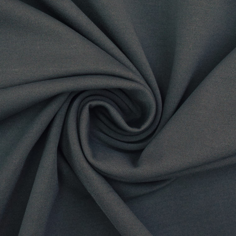 Punta di Roma jersey uni, donkergrijs | Stoffen Hemmers