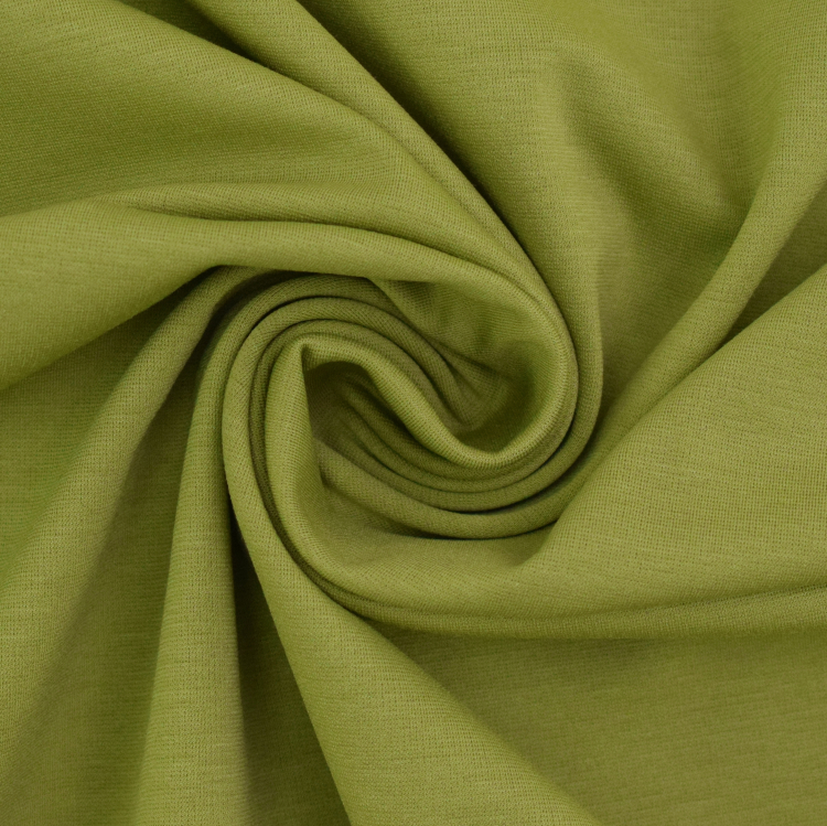 Punta di Roma jersey uni, lichtolijfgroen | Stoffen Hemmers