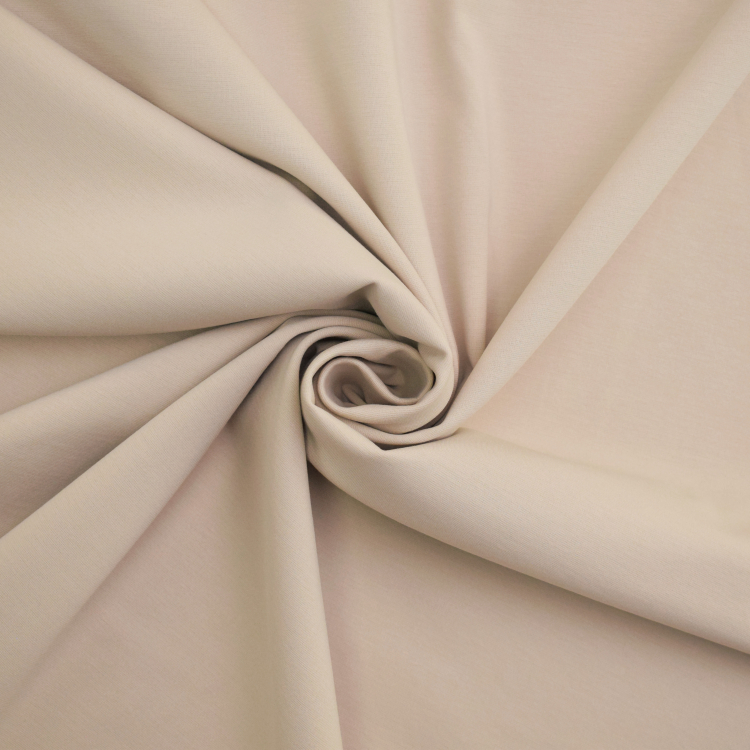 Punta di Roma jersey uni, lichttaupe | Stoffen Hemmers