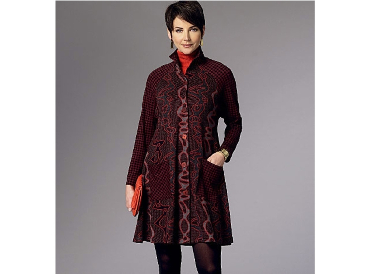 Pattern Butterick 6254 Coat, Size 42-50, En/Ger/Fr | Fabrics Hemmers